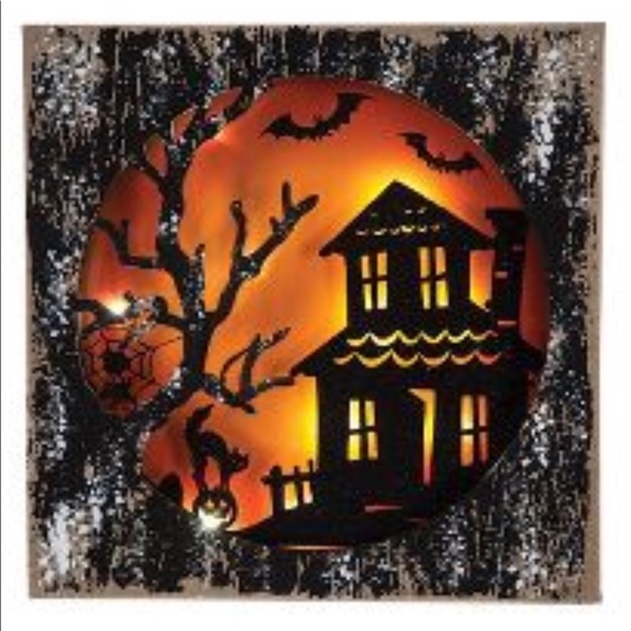 Holiday | Halloween Spooky Led Lighted Box Self Sitt | Poshmark